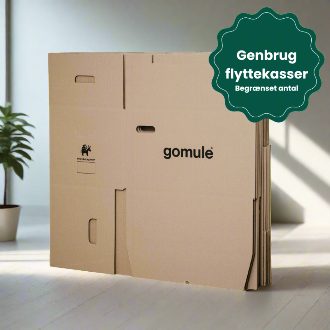 Billige flyttekasser 40kg! | Fri fragt! – gomule